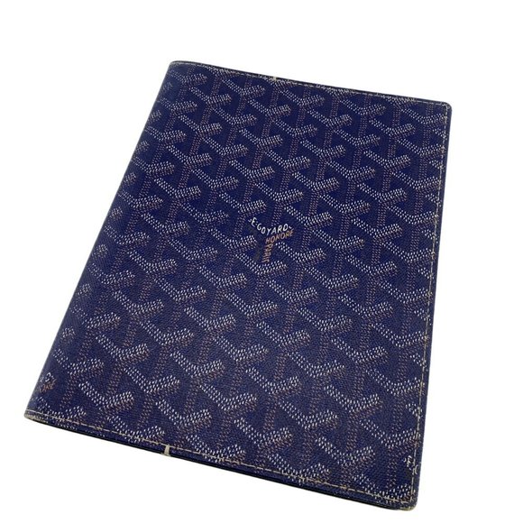 Goyard | Other | Goyard Herringbone Notebook Cover High Quality Leather ...